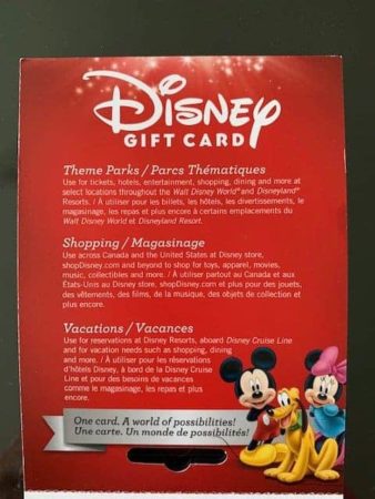 Disney Gift Card in Canada : Is it worth it? | Milesopedia