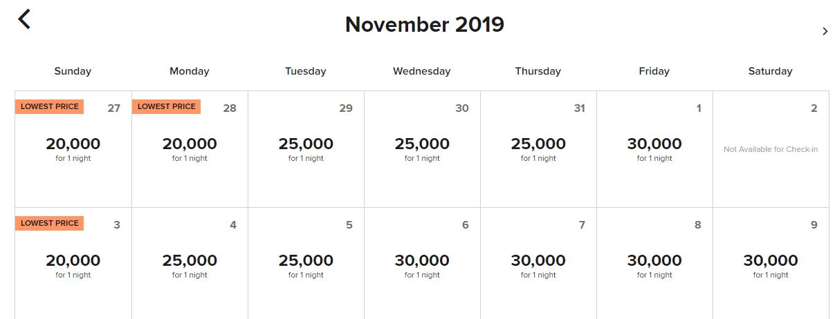 How Marriott Bonvoy's off-peak/peak rates work | Milesopedia