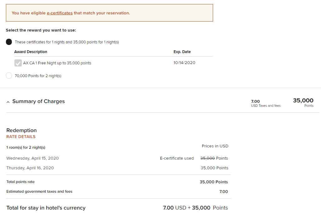 How to redeem Marriott Bonvoy Credit Card Annual Free Night Awards ...