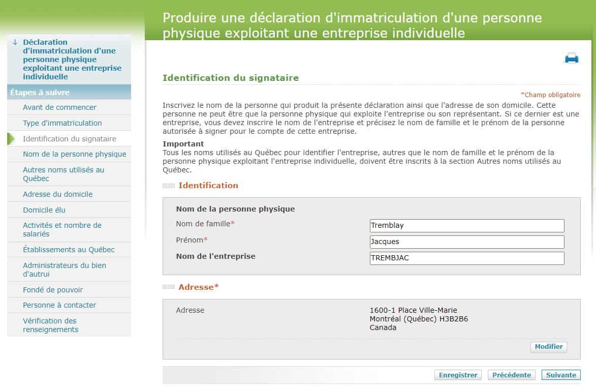 Business: How do I register with the Quebec Registraire des Entreprises ...