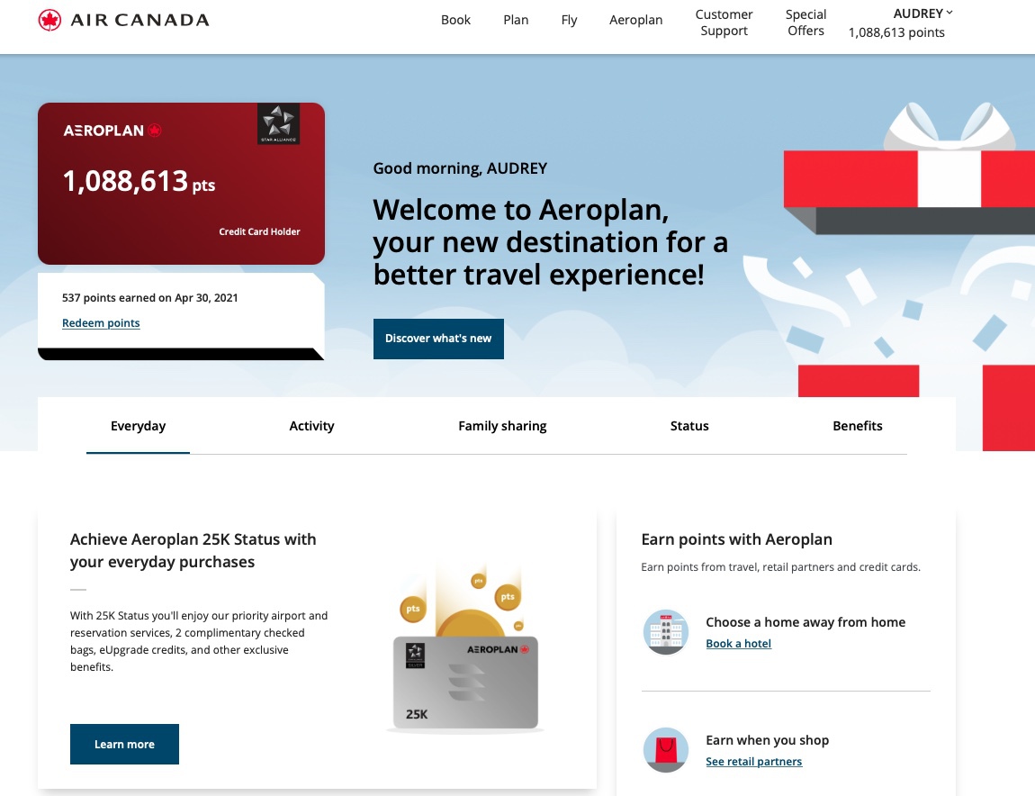Earn Aeroplan Elite Status With Your Everyday Spending! | Milesopedia