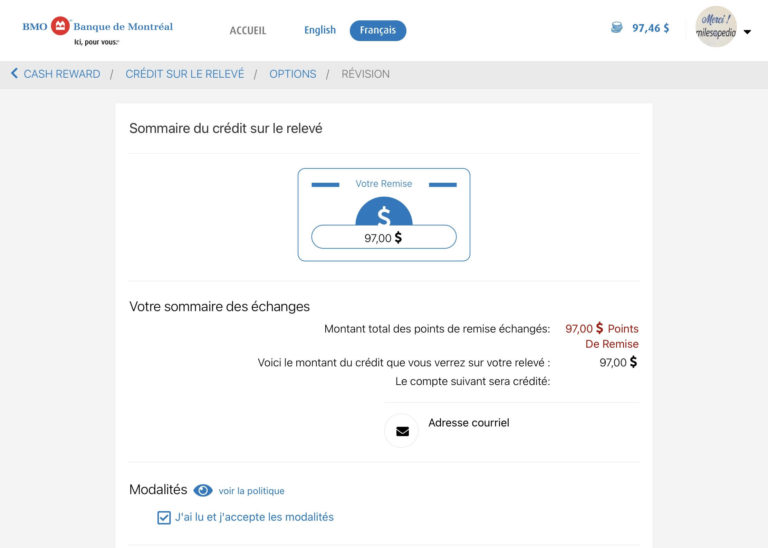 BMO Credit Card: How to use | Milesopediacash back