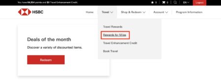 How to transfer HSBC Rewards points | Milesopedia.