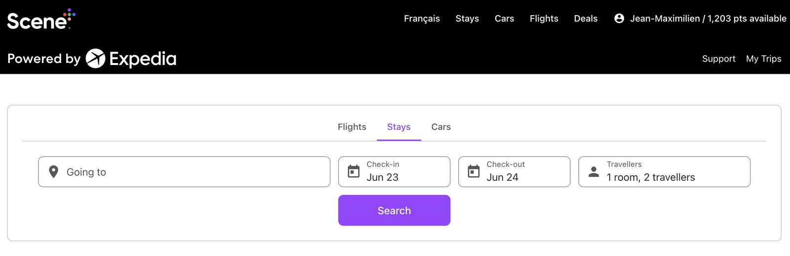 Scene+ : all about the Program 2025 | Milesopedia