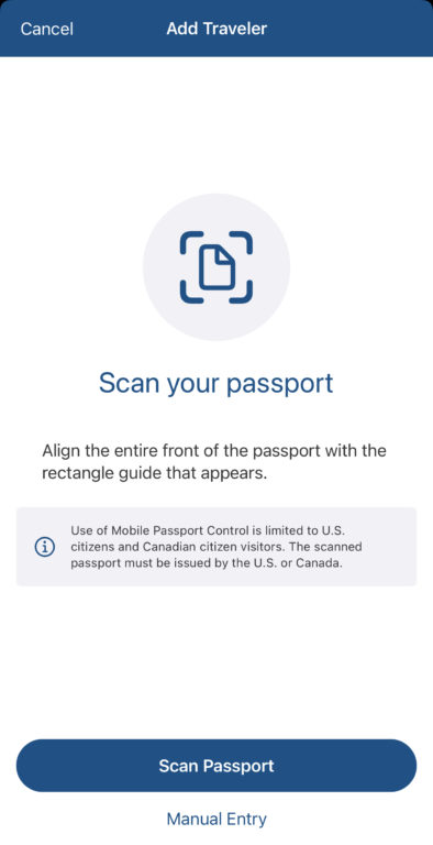 Mobile Passport Control Application: Cross the US border easily ...