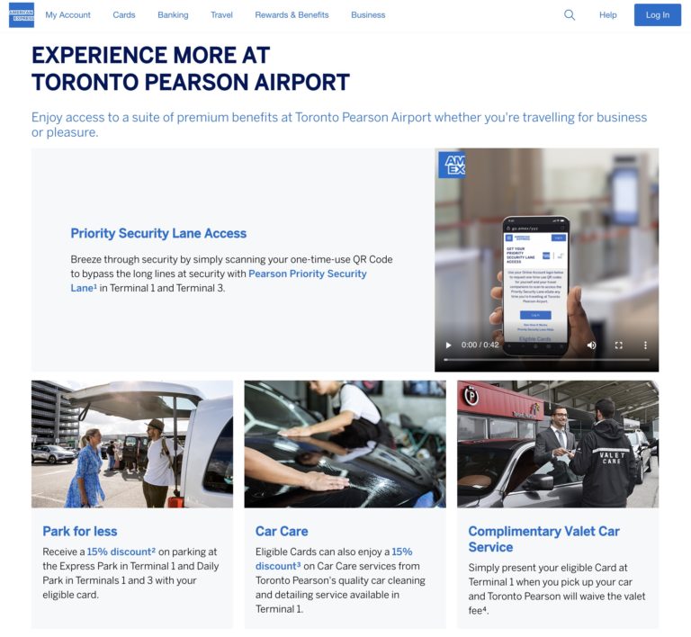 AMEX: Priority Security Lane Access - Toronto-Pearson YYZ (QR code ...