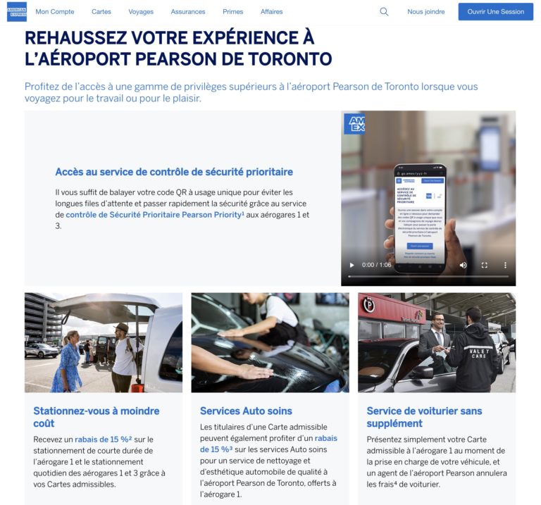 AMEX: Priority Security Lane Access - Toronto-Pearson YYZ (QR code ...