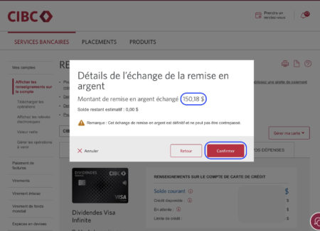 CIBC Credit Card: How to use the CIBC Dividend cards cash back