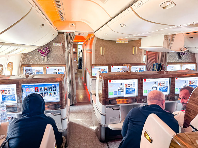 Review: Emirates B777 Business Class | Nice - Dubai | Milesopedia