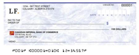 Void cheque in Canada | Milesopedia