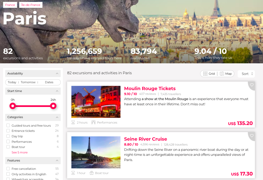 Civitatis: excursions all over the world | Milesopedia