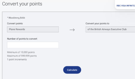 How to transfer RBC Avion points | Milesopedia