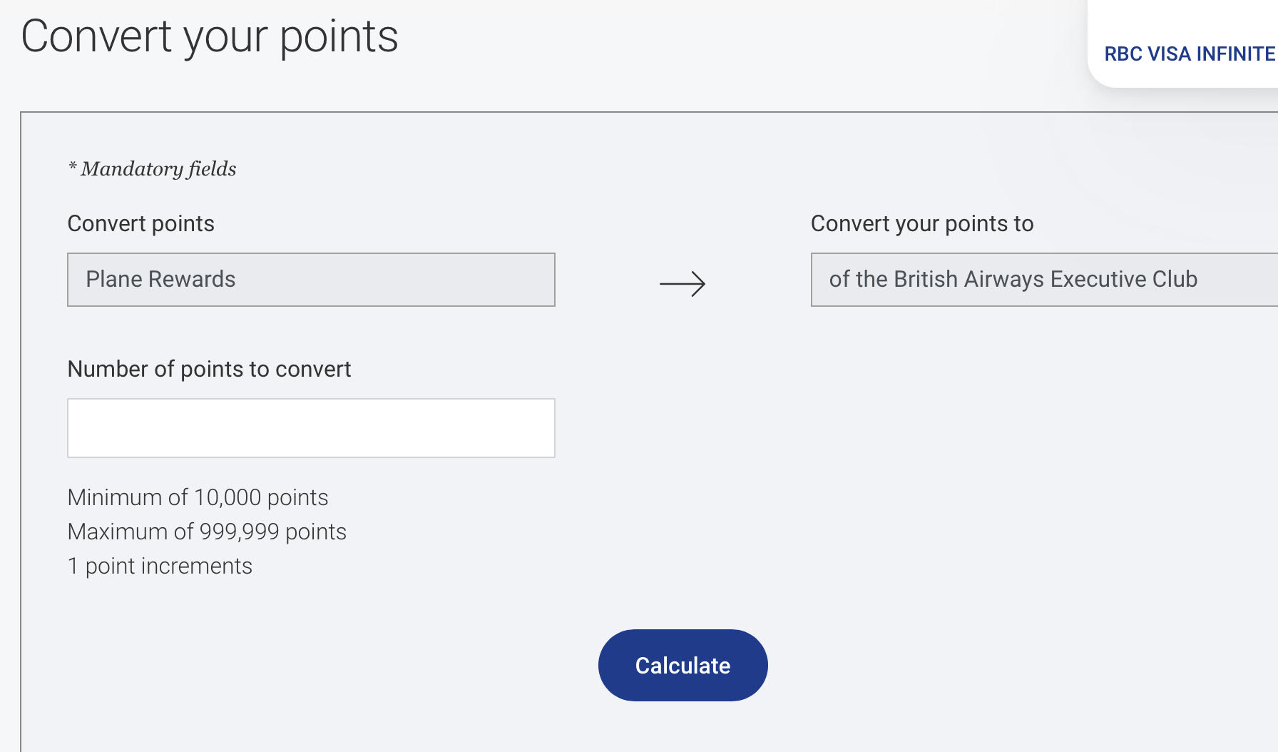 How to transfer RBC Avion points | Milesopedia