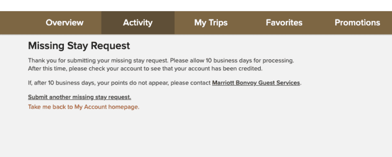 How to claim a missing stay Marriott Bonvoy | Milesopedia