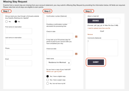 How to claim a missing stay Marriott Bonvoy | Milesopedia