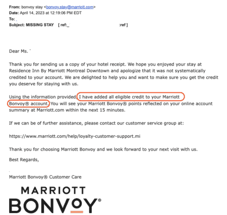 How to claim a missing stay Marriott Bonvoy | Milesopedia
