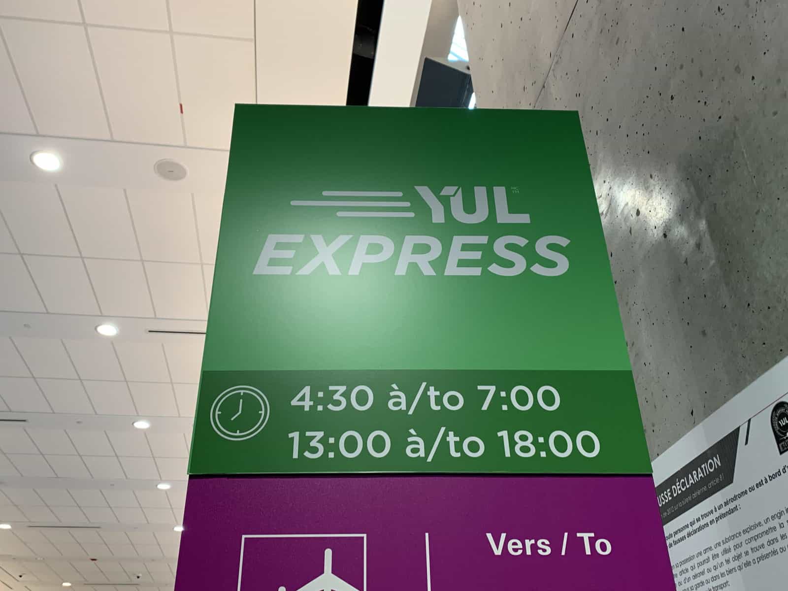 Montreal-Trudeau Airport: How YUL EXPRESS works | Milesopedia