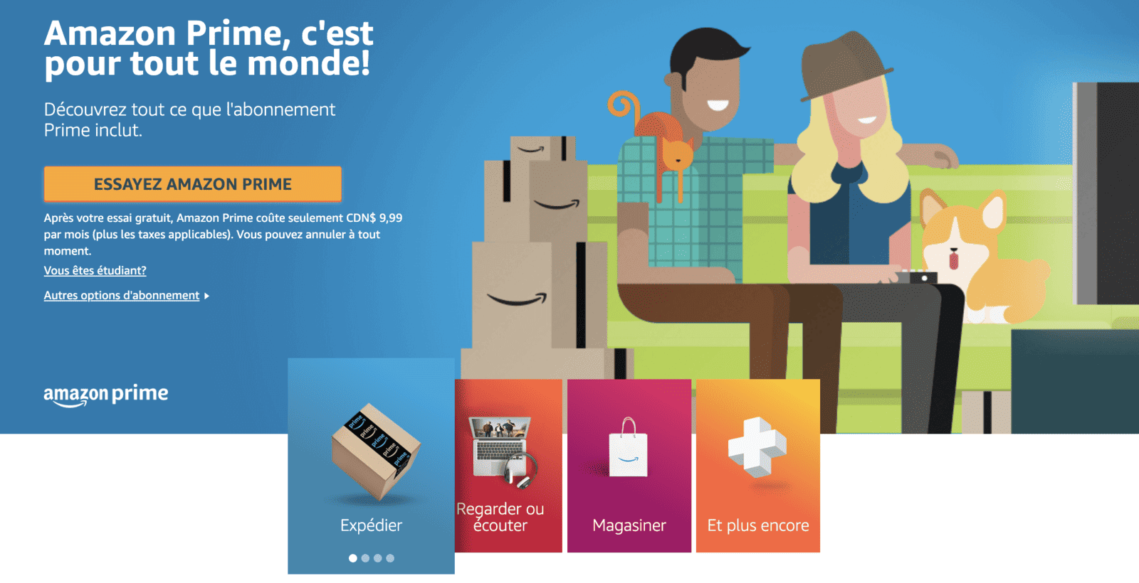 Amazon Prime Canada : Guide complet sur ce service Amazon.ca | Milesopedia