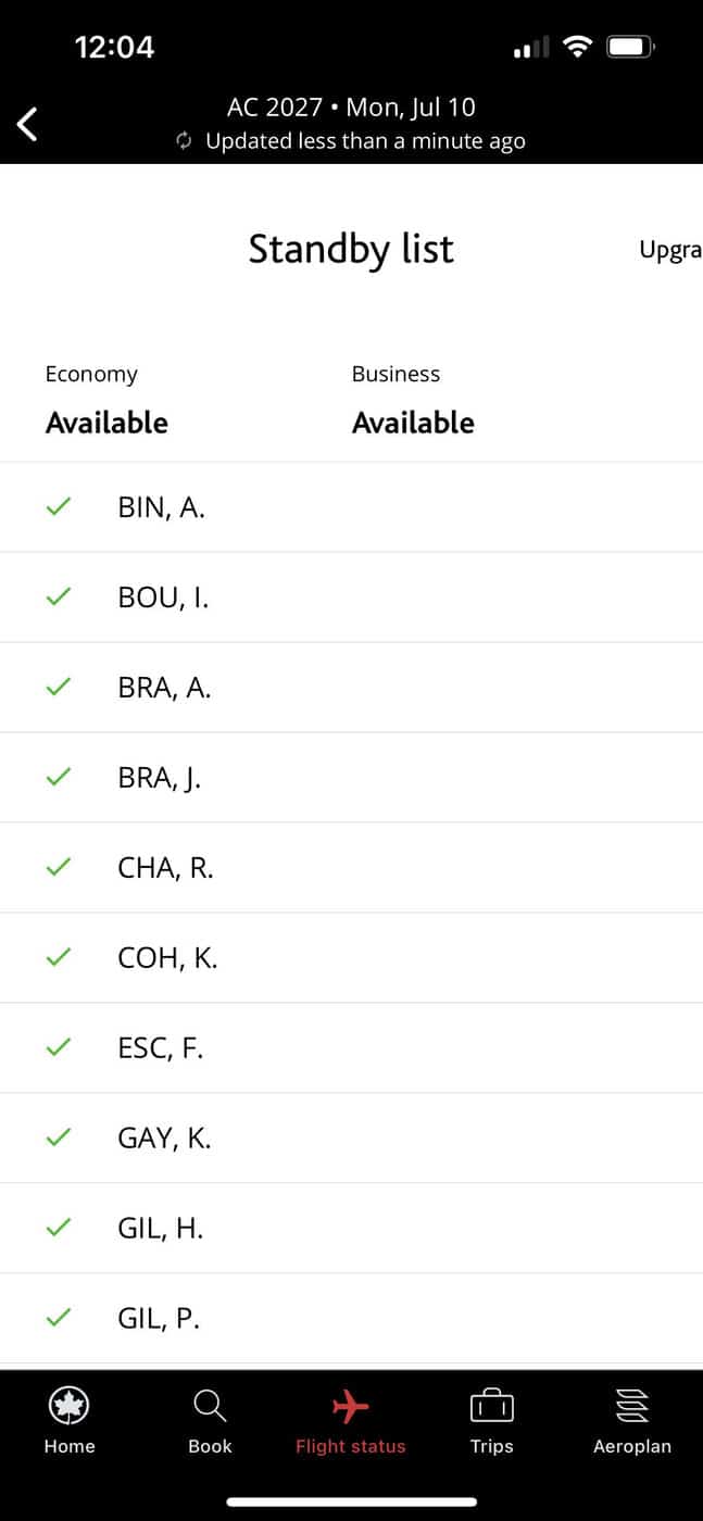 Standby: What can you do without a confirmed seat? | Milesopedia