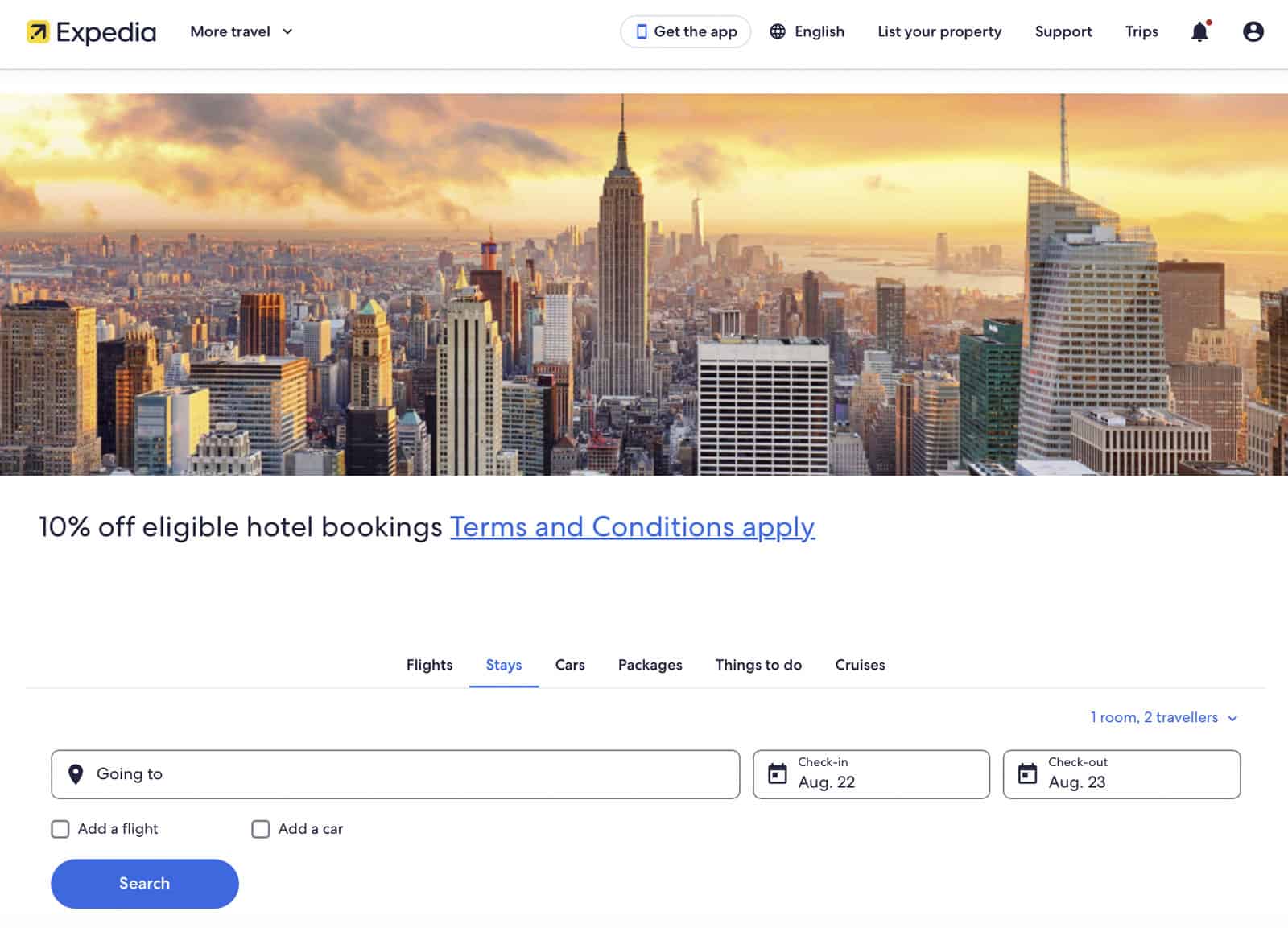 10% Discount on Expedia for HSBC World Elite® Mastercard® Holders ...