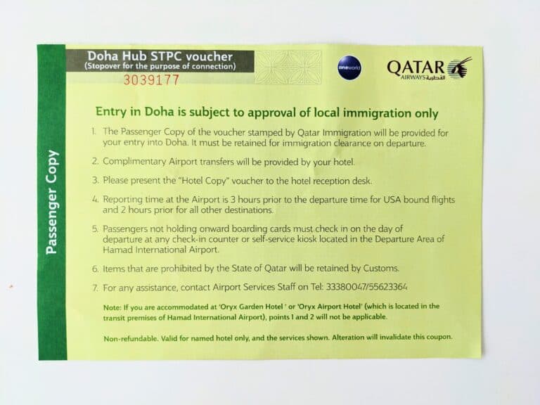 Qatar Airways : Comment fonctionne le programme de transit gratuit (STPC) à Doha ? | Milesopedia