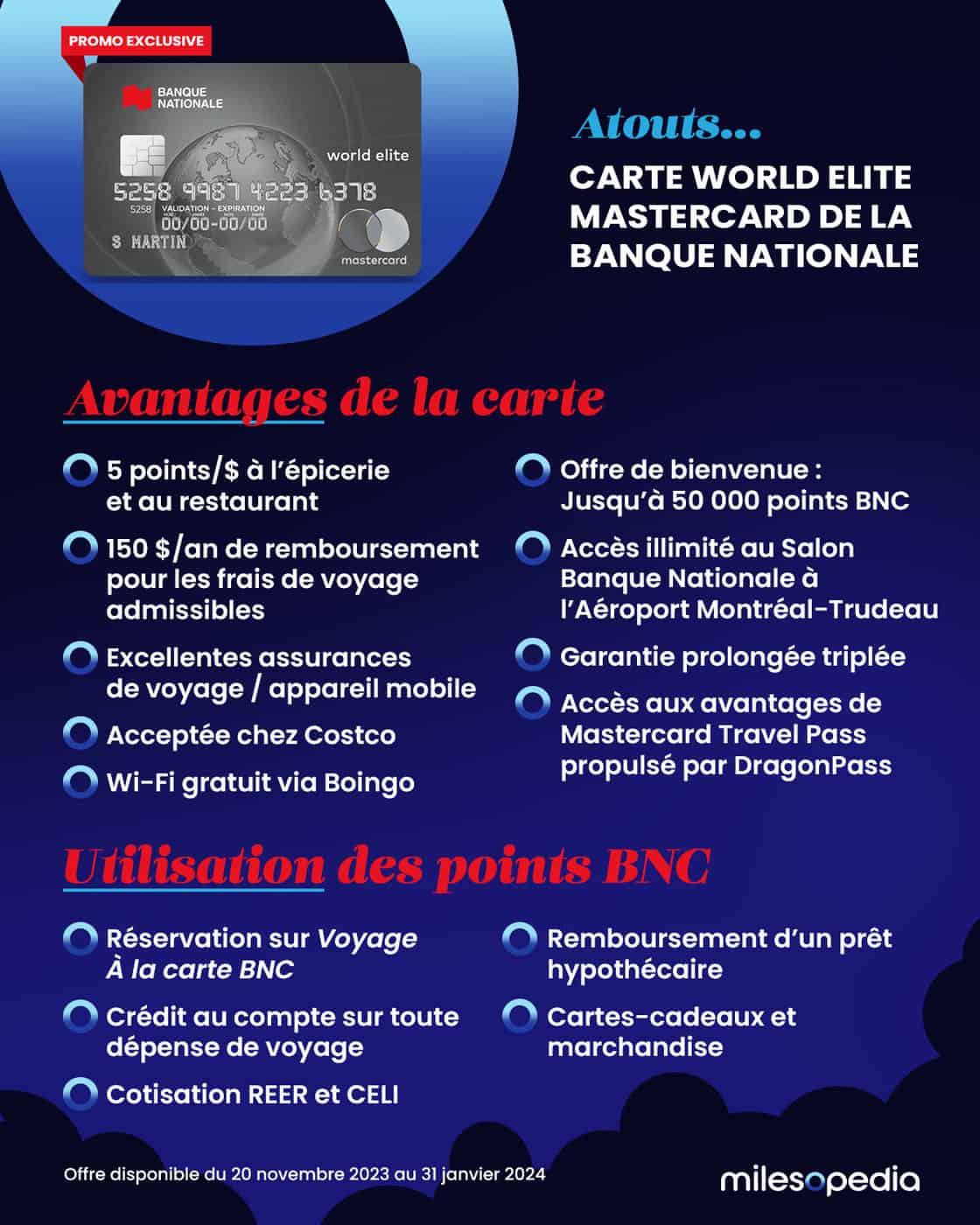 Offre exclusive : Carte World Elite Mastercard Banque Nationale ...