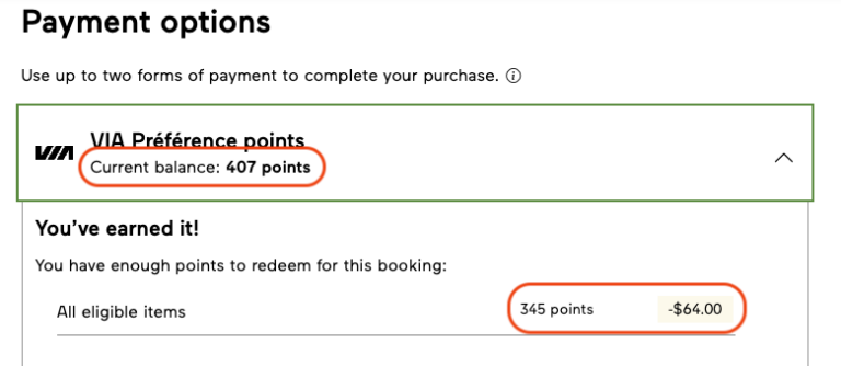How to use your VIA Préférence points for a free VIA Rail ticket ...
