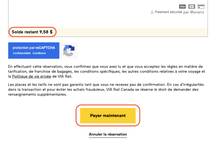 Comment utiliser ses points VIA Préférence pour un billet de train VIA ...