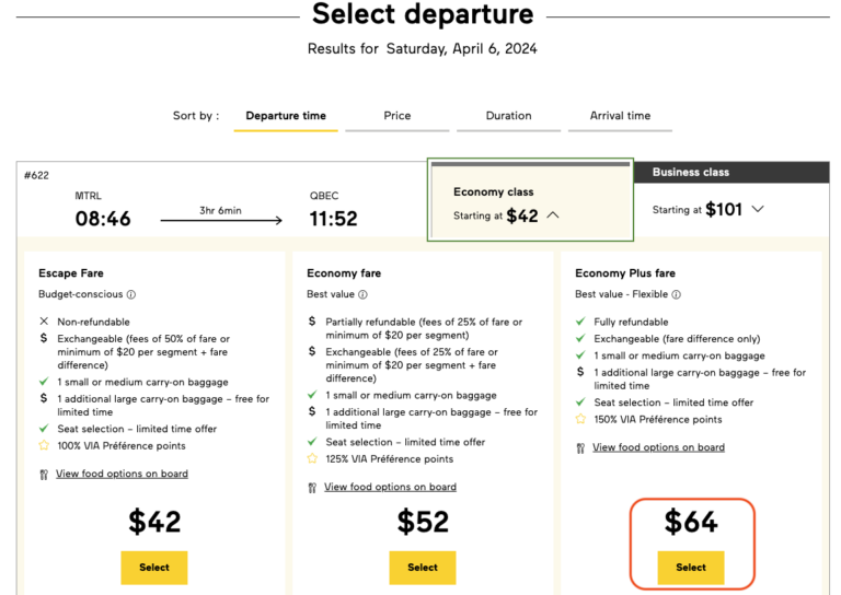 How to use your VIA Préférence points for a free VIA Rail ticket ...