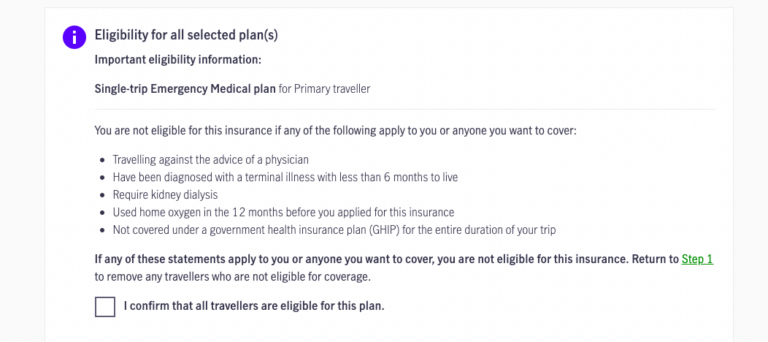 Extending Scotiabank Passport Visa Infinite Travel Insurance: Complete ...