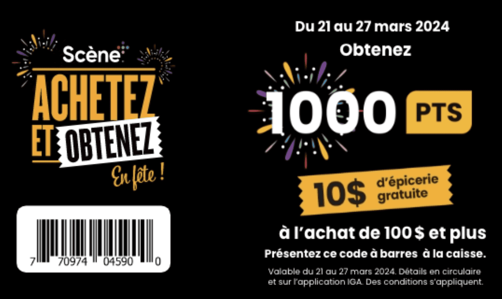 Les meilleurs offres Scène+ en cours | Milesopedia