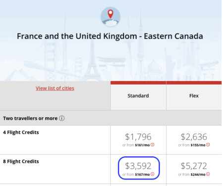 How Air Canada’s Home Away From Home Flight Pass Works | Milesopedia