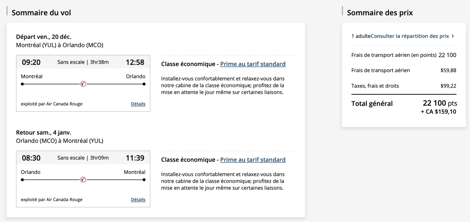 Maximiser vos options de vols en points Aéroplan pour un voyage aux ...