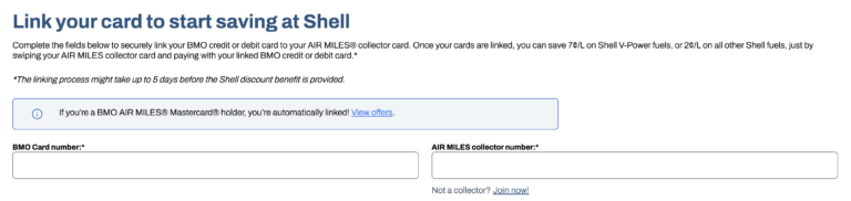 Save up to 7¢ per litre at Shell with BMO and AIR MILES | Milesopedia