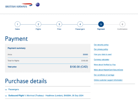 Avios : Book an Award Ticket on British Airways | Milesopedia