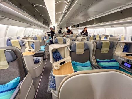 Review: Air Mauritius A330neo Business Class | Geneva – Mauritius ...