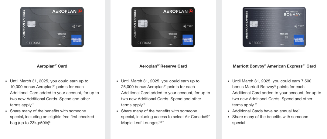 American Express promotion: Bonus points for additional cards | Milesopedia