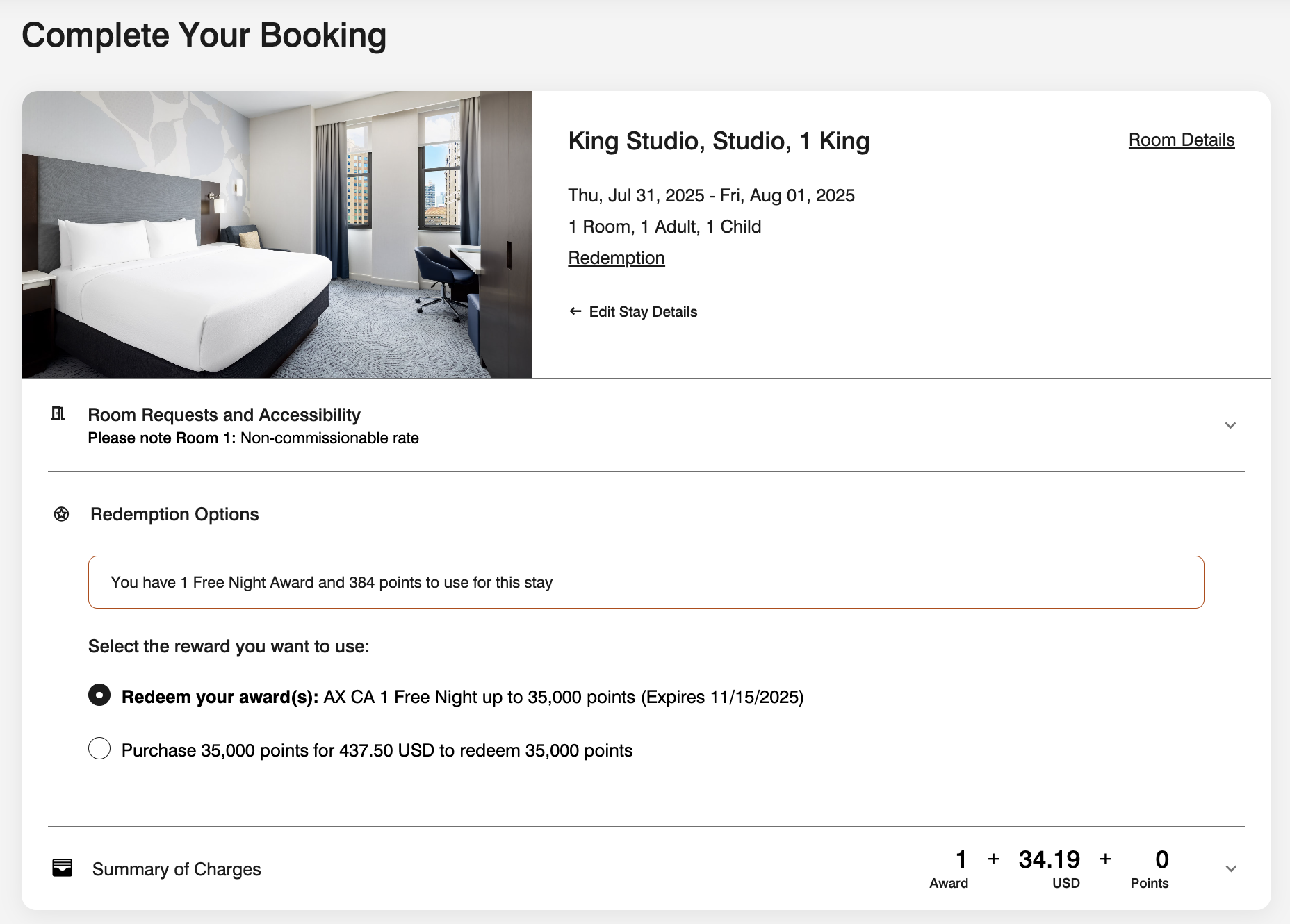How to redeem Marriott Bonvoy Credit Card Annual Free Night Awards ...
