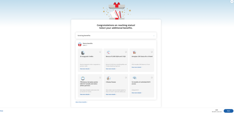 Aeroplan Elite Status: Select Your Benefits for 2025 | Milesopedia