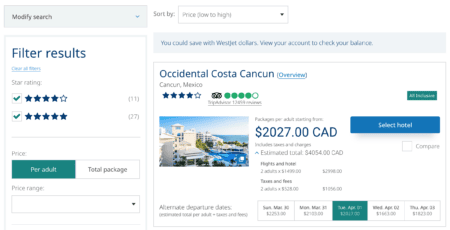 How to Travel with WestJet Vacations | Milesopedia
