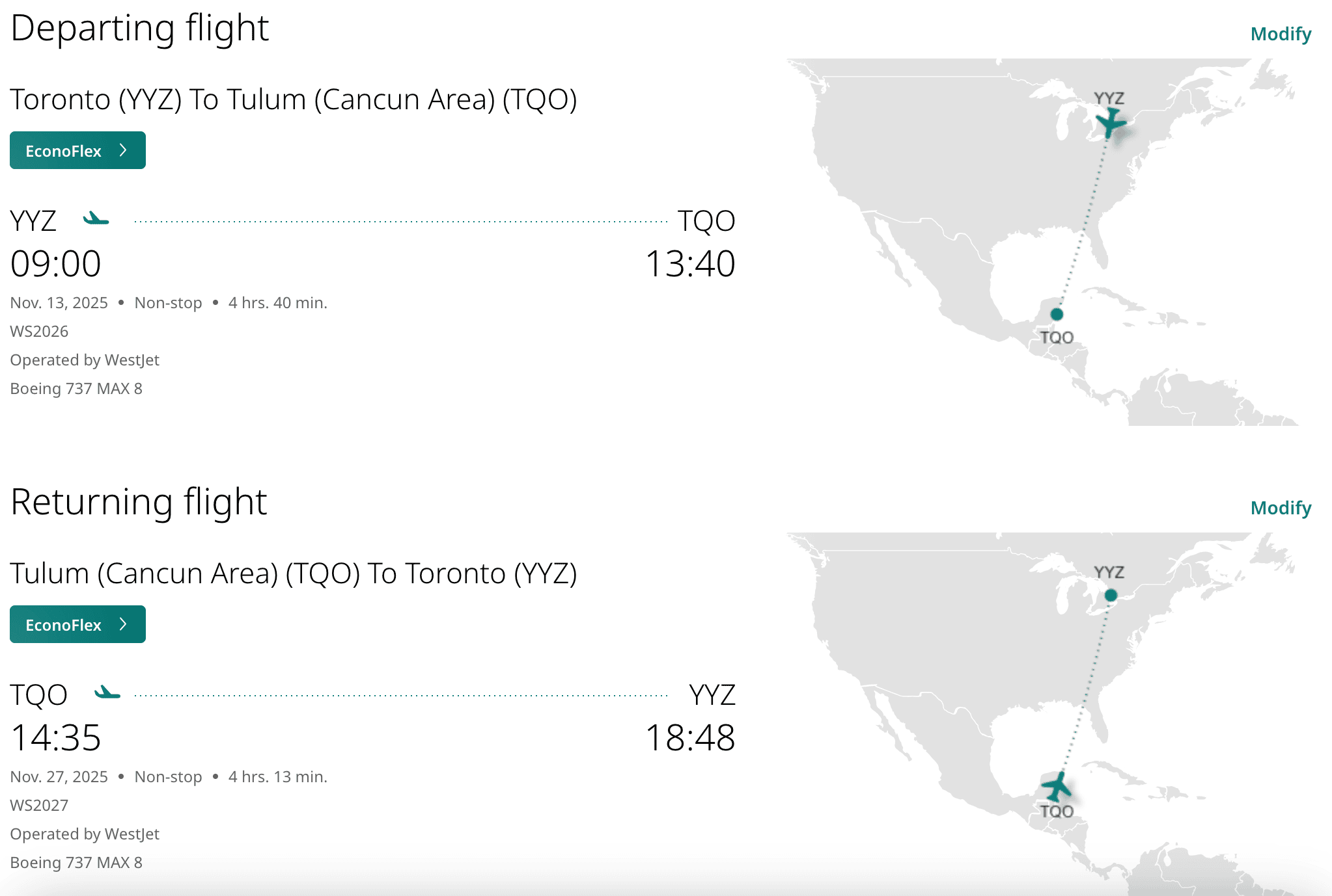 Récompenses WestJet : 8 destinations soleil pour moins de 70 000 points ...