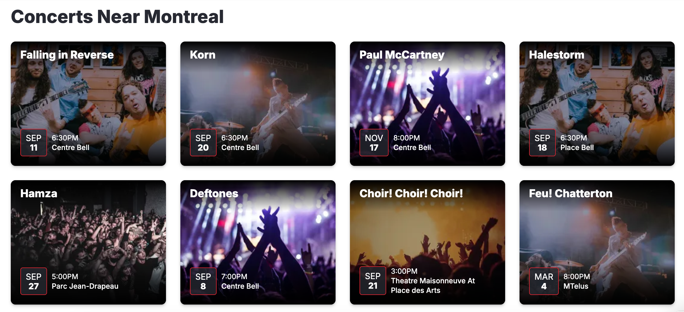 Aeroplan Live Events : transformez vos points en billets | Milesopedia